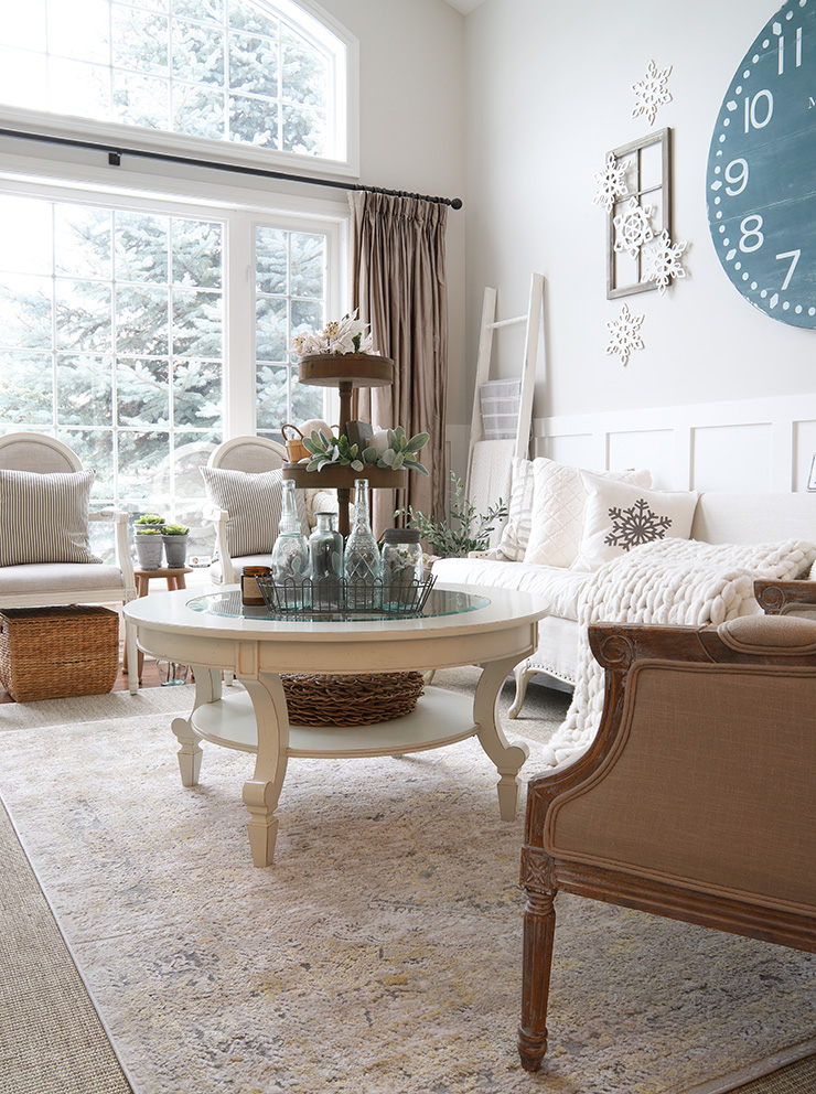 Cozy winter décor for after Christmas - Willow Bloom Home