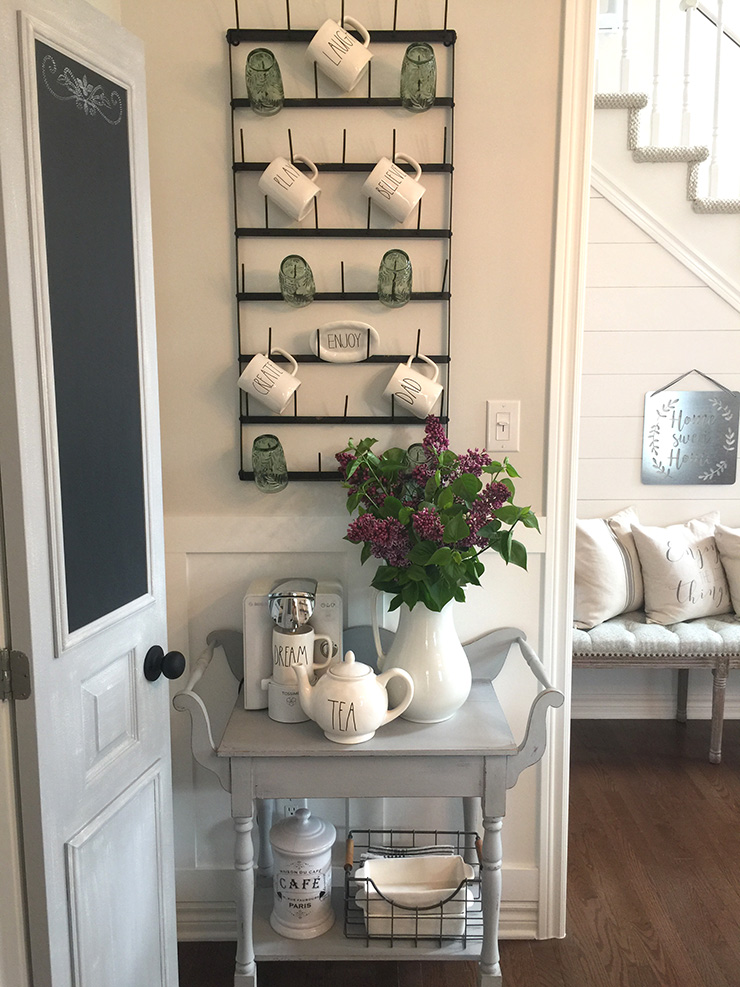 Coffee Bar Décor through the Seasons - Willow Bloom Home