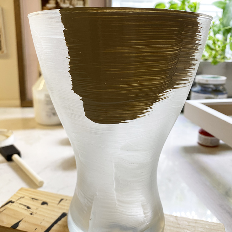 DIY Rustic Vase from an Inexpensive IKEA Glass Vase - Willow Bloom Home