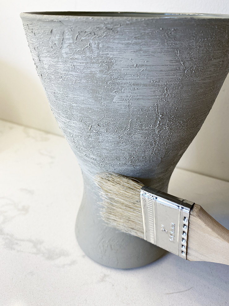 DIY Rustic Vase from an Inexpensive IKEA Glass Vase - Willow Bloom Home